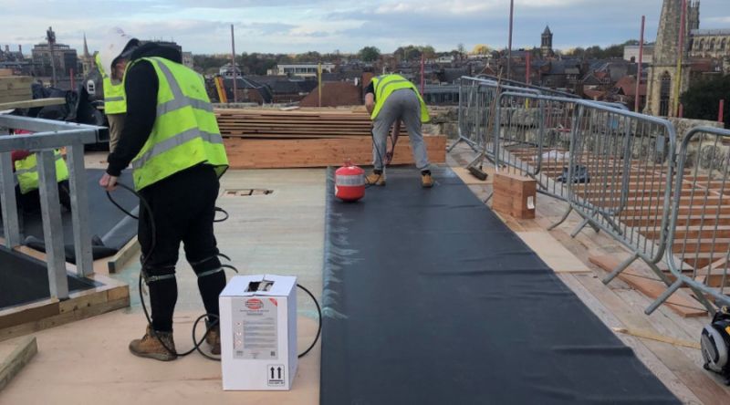 RubberGard EPDM Tops Historic Clifford Tower | PermaRoof Case Study